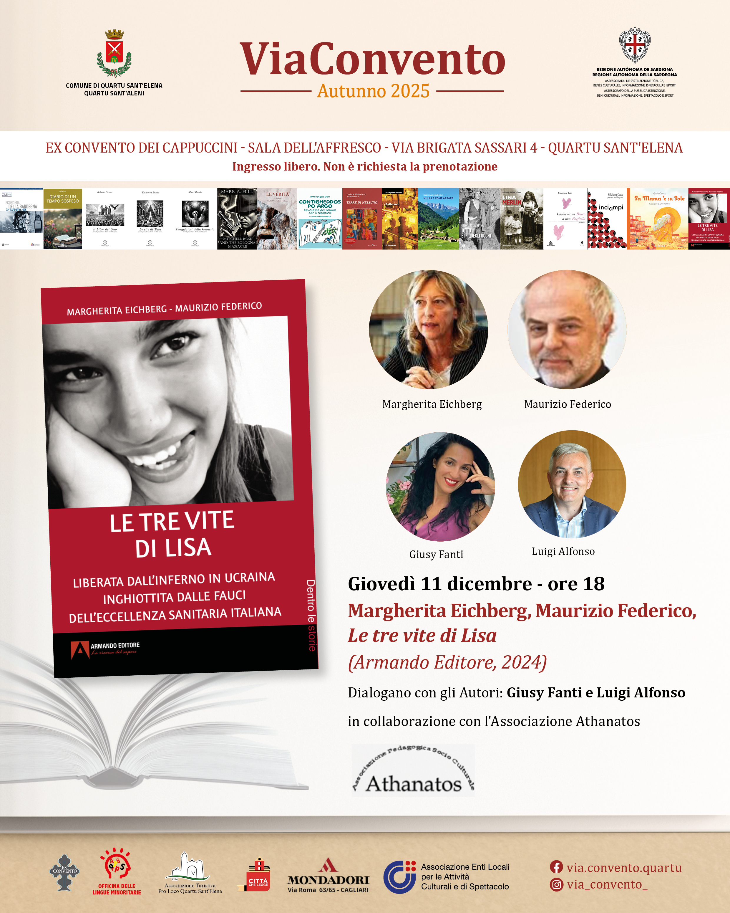 ViaConvento presenta 'Le tre vite di Lisa', un incontro per raccontare ...
